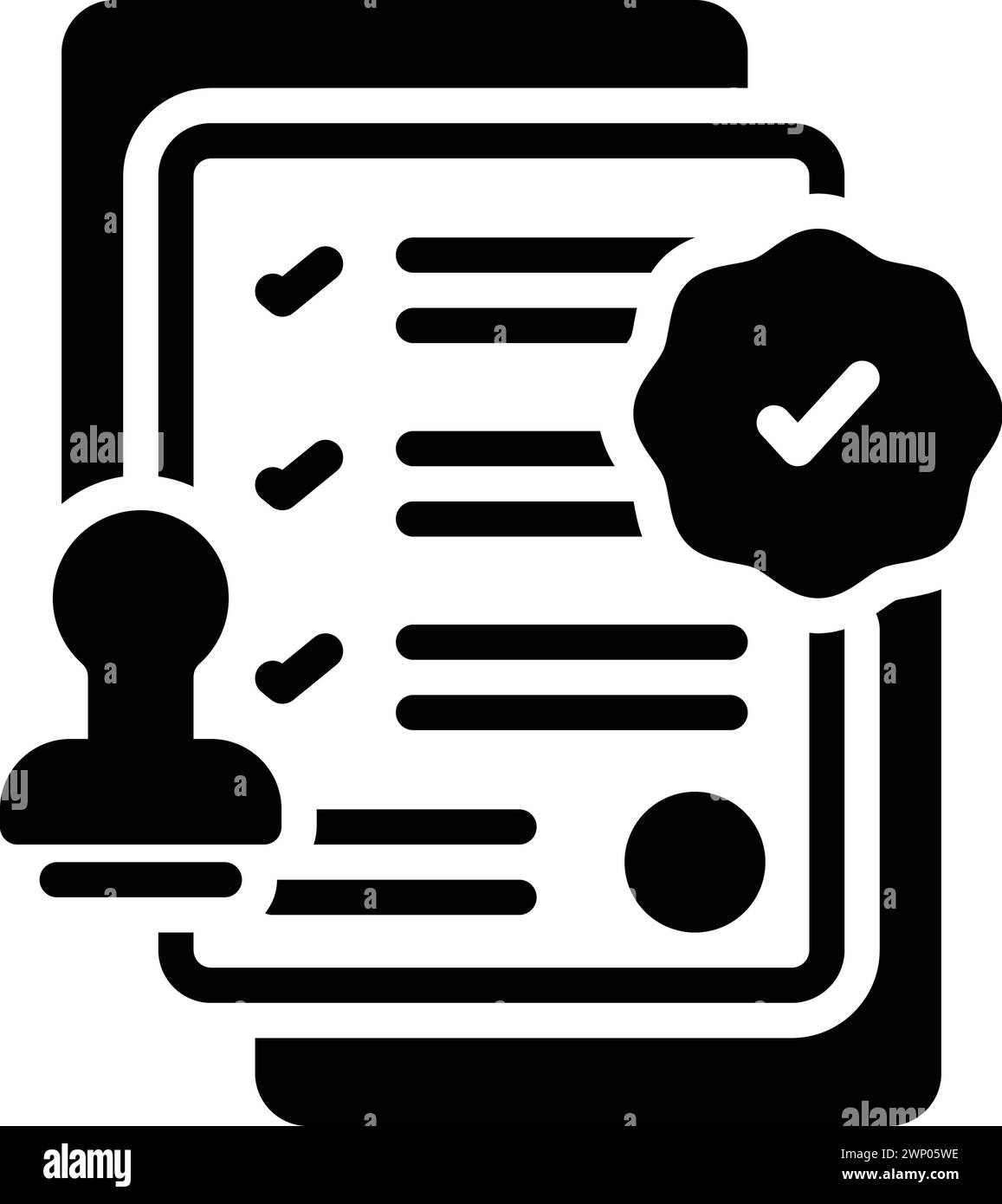 Icon for approve,accept Stock Vector Image & Art - Alamy