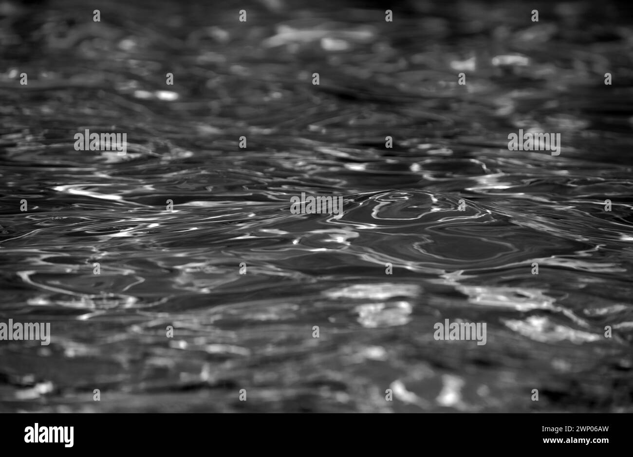 Abstract ripple wave and clear turquoise water surface in swimming pool ...