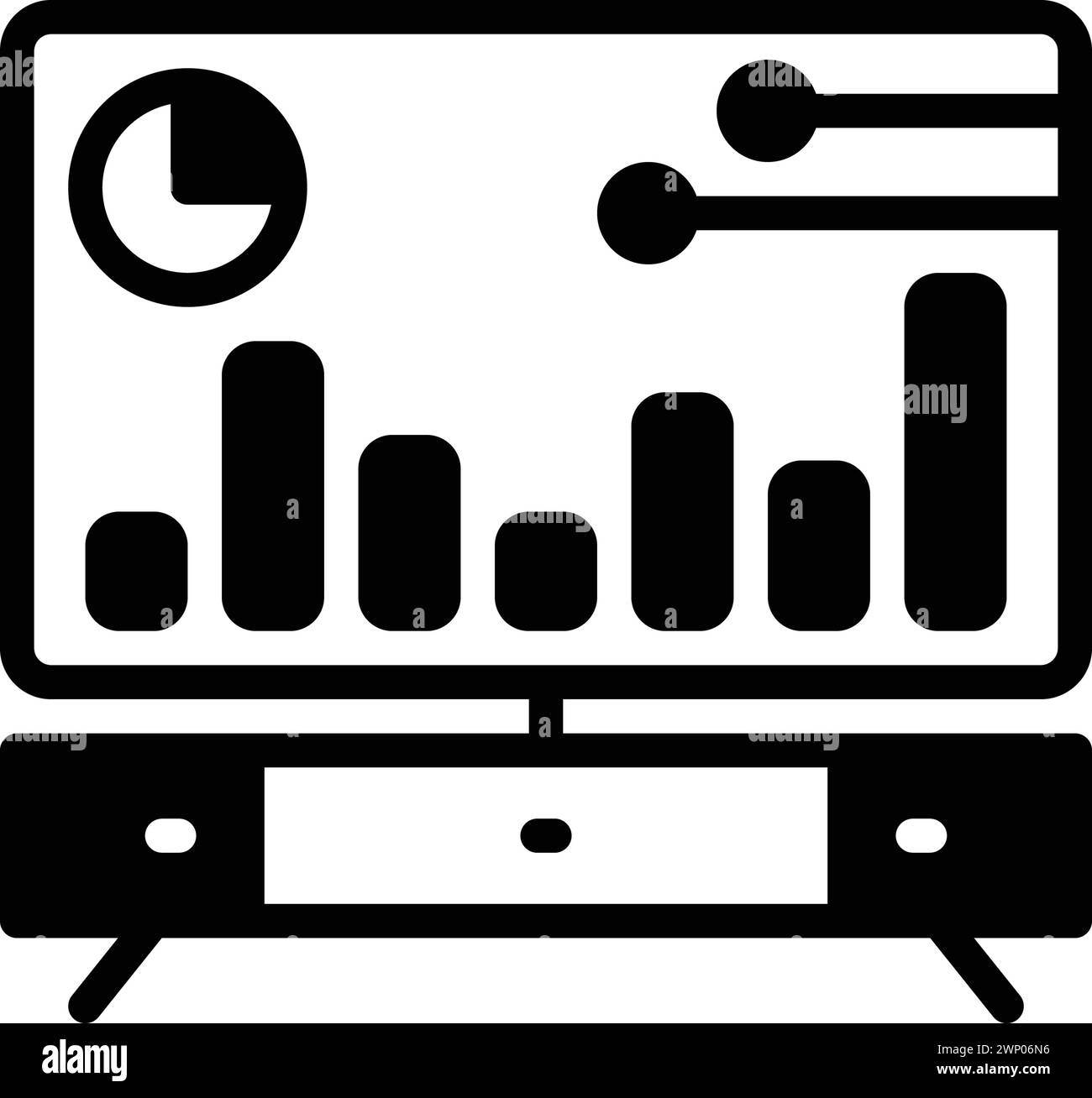 Icon for chart,bar graph Stock Vector Image & Art - Alamy