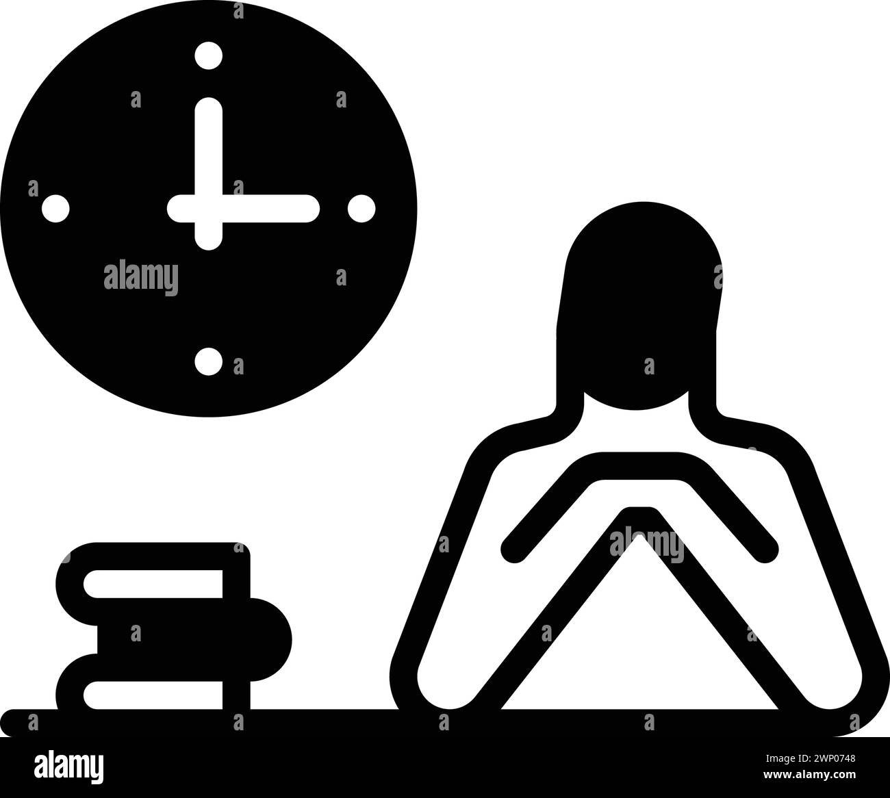 Icon for wait,clock Stock Vector Image & Art - Alamy