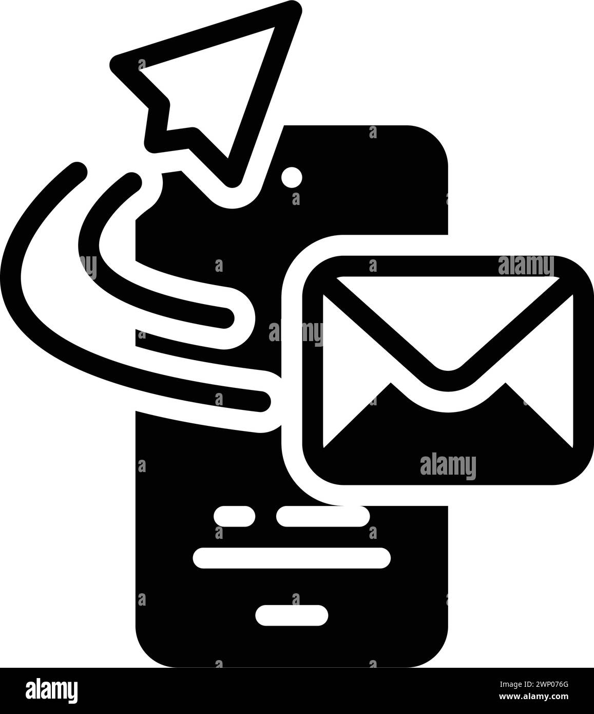 Icon for sent,message Stock Vector Image & Art - Alamy