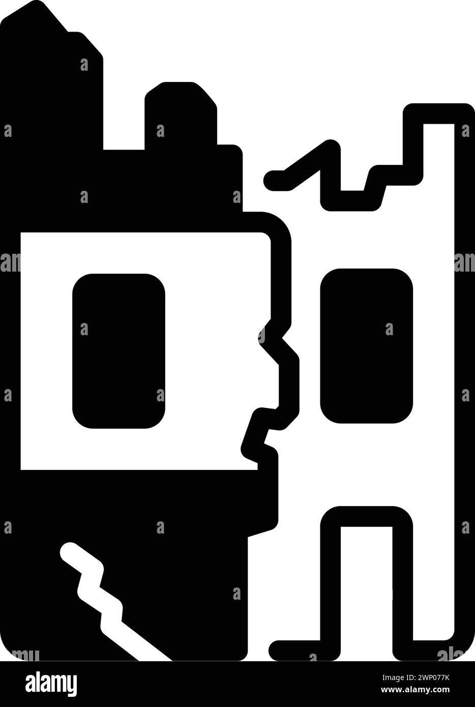 Icon for destroyed,undone Stock Vector Image & Art - Alamy