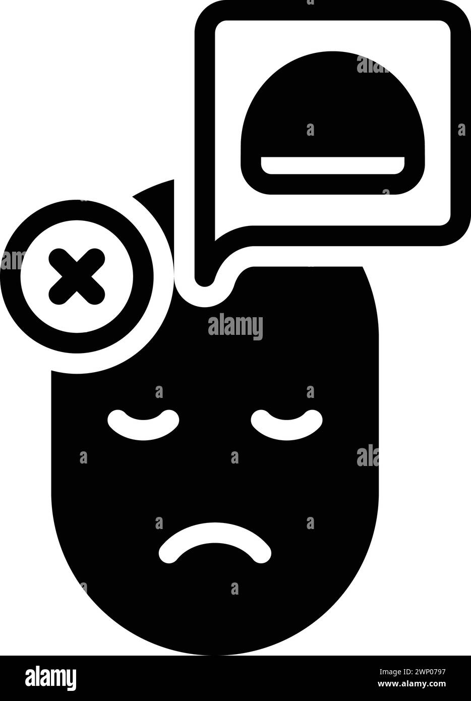 Icon for refuse,reject Stock Vector Image & Art - Alamy