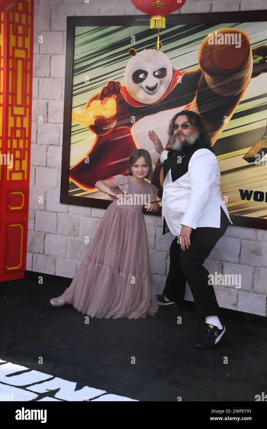 Los Angeles, California, USA 3rd March 2024 Actress Cece Valentina and ...