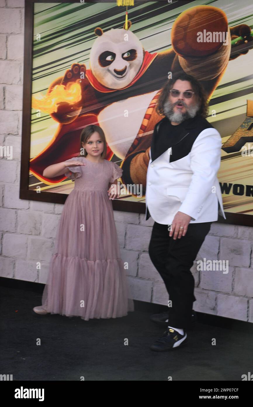 Los Angeles, California, USA 3rd March 2024 Actress Cece Valentina and ...
