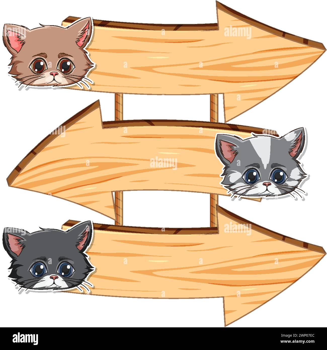 Wooden pathways Stock Vector Images - Alamy