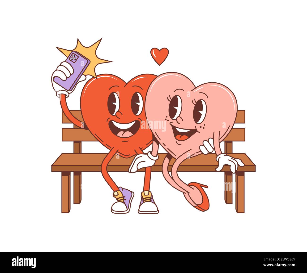 Photo happy retro summer Cut Out Stock Images & Pictures - Alamy