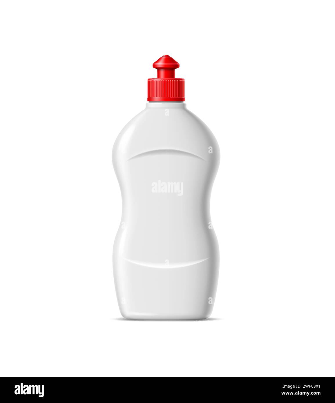 Cleanser bottle, liquid soap container, detergent package realistic ...