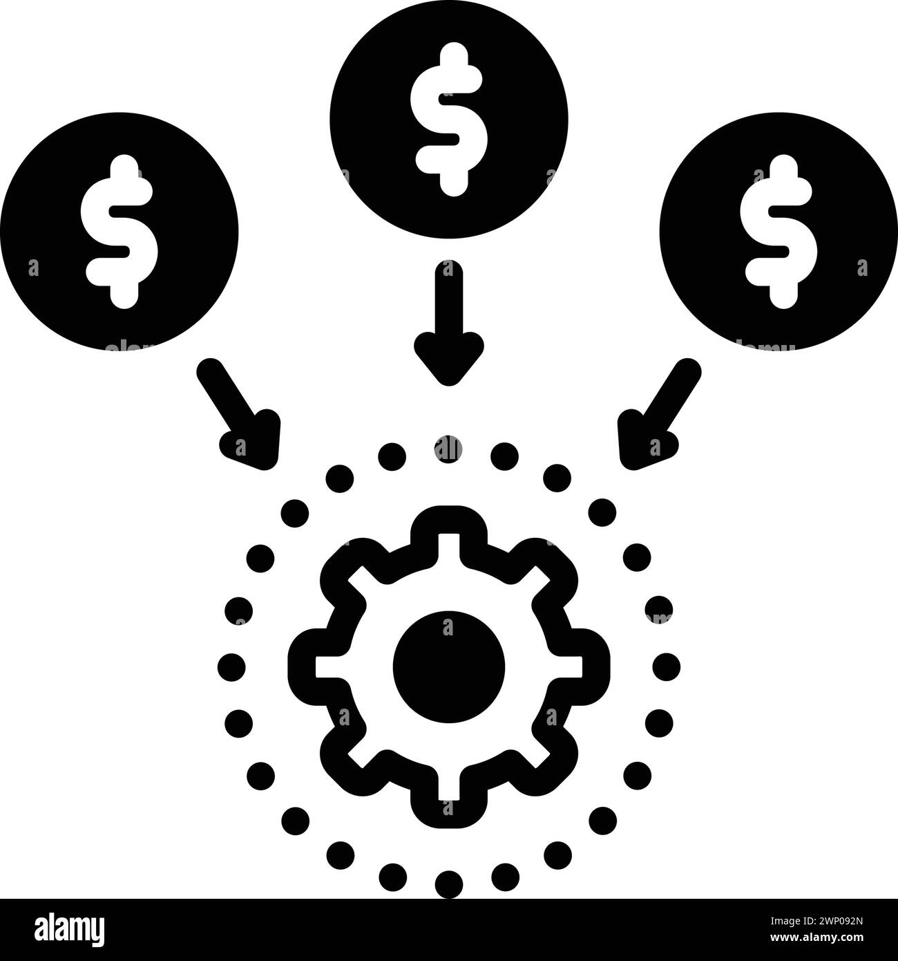 Cashflow vector vectors Stock Vector Images - Alamy