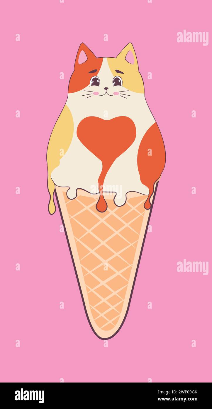 Fat cat logo Stock Vector Images - Alamy