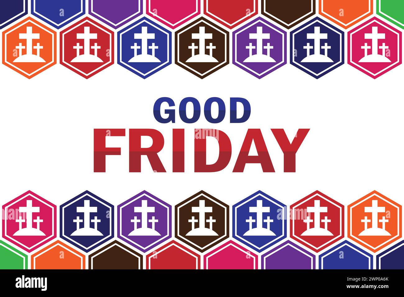 Good Friday wallpaper with typography. Good Friday, background Stock ...