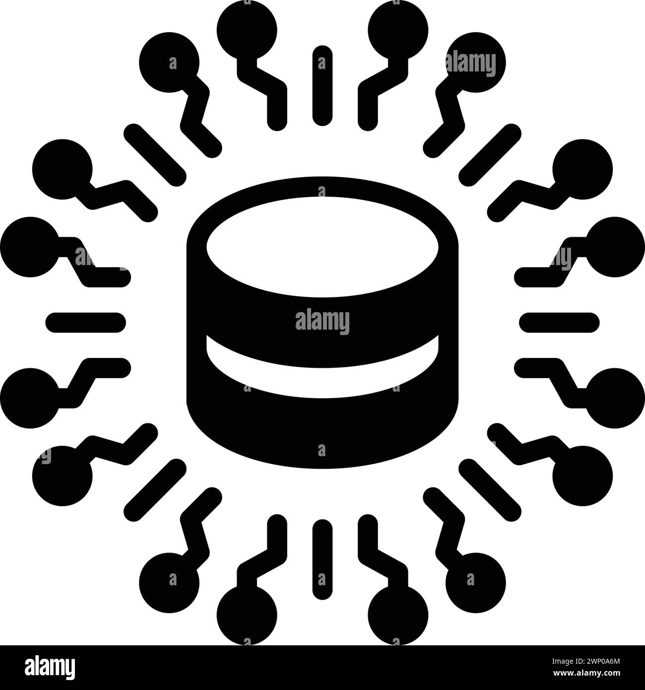 Big data database information Black and White Stock Photos & Images - Alamy