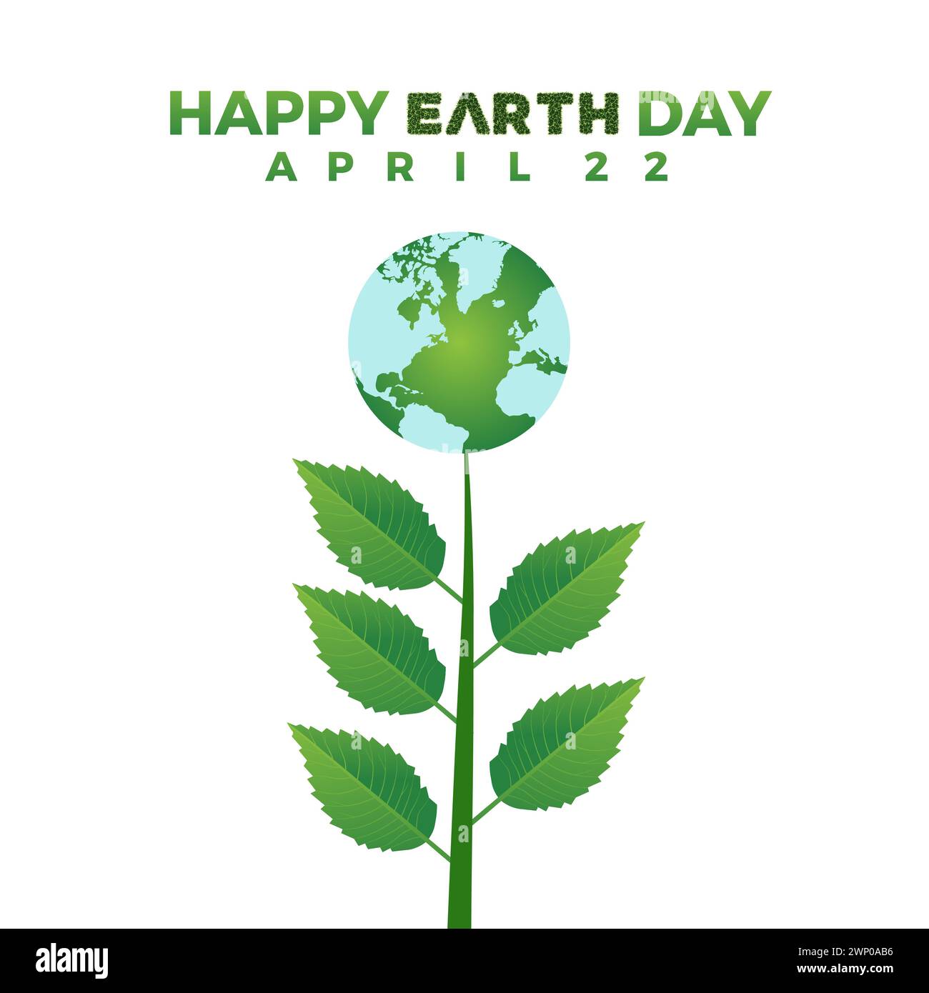 Earth Day Celebrated every year of April 22, Vector banner, flyer ...