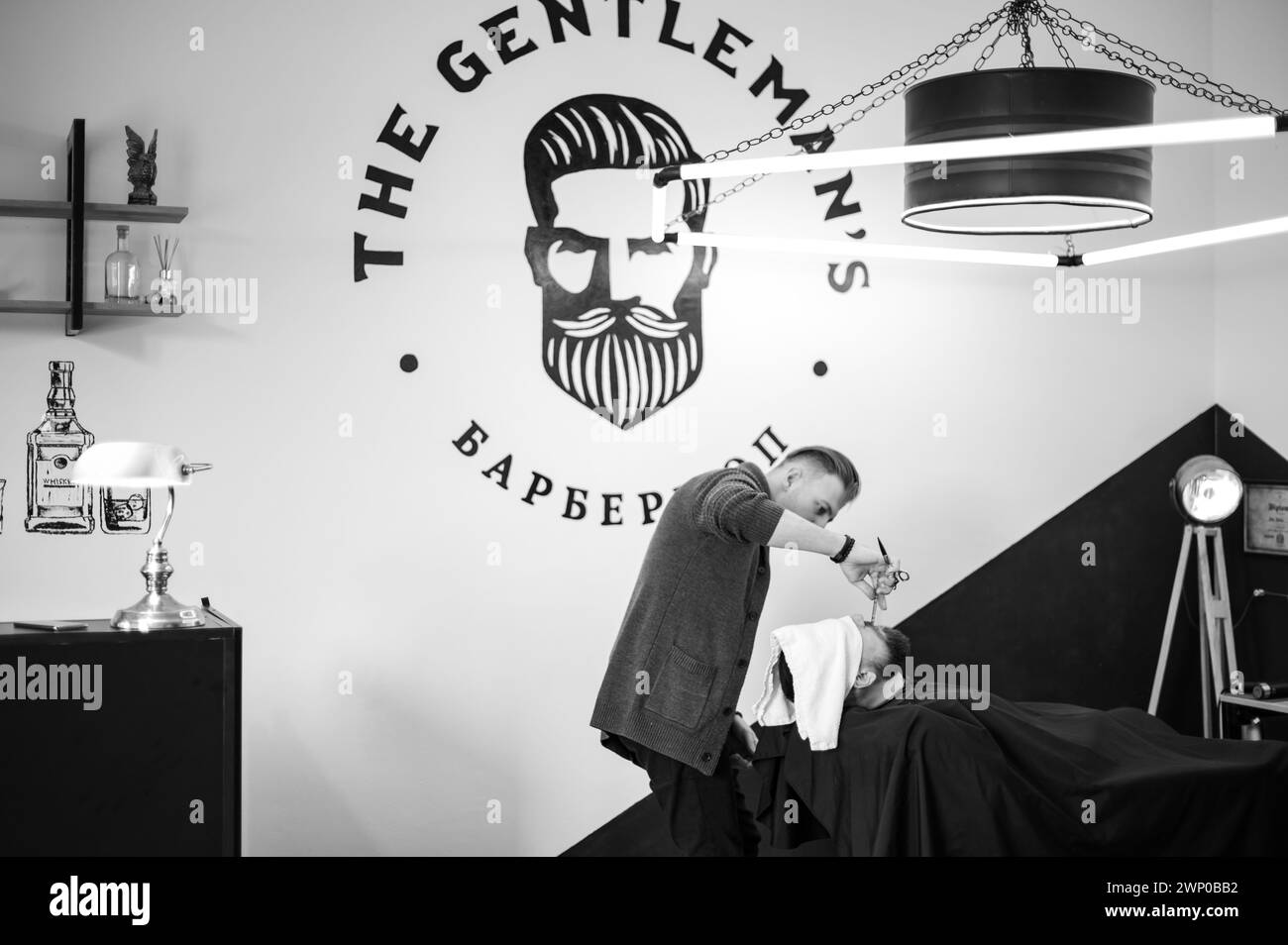 Shaving combs Black and White Stock Photos & Images - Alamy