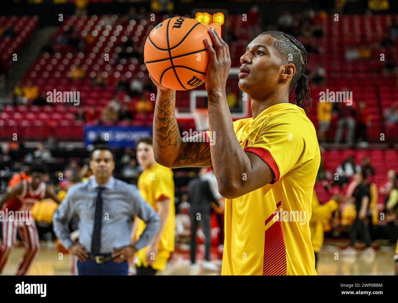 COLLEGE PARK, MD - March 3: Maryland Terrapins forward Julian Reese (10 ...