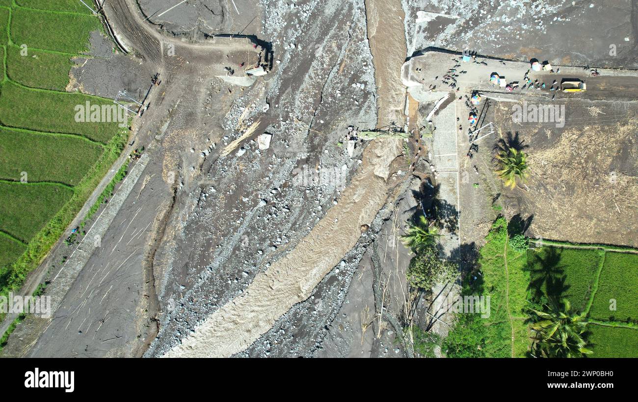 The suspension bridge that collapsed was hit by a flash flood. So it is ...