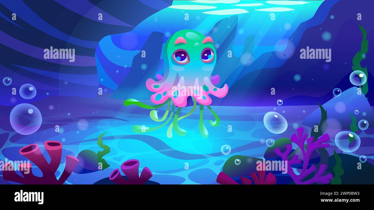 Hand reaching water in aquarium Stock Vector Images - Alamy