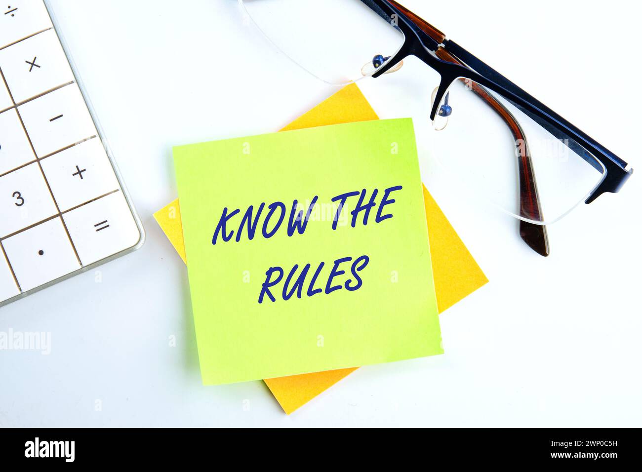 Know the rules hi-res stock photography and images - Alamy