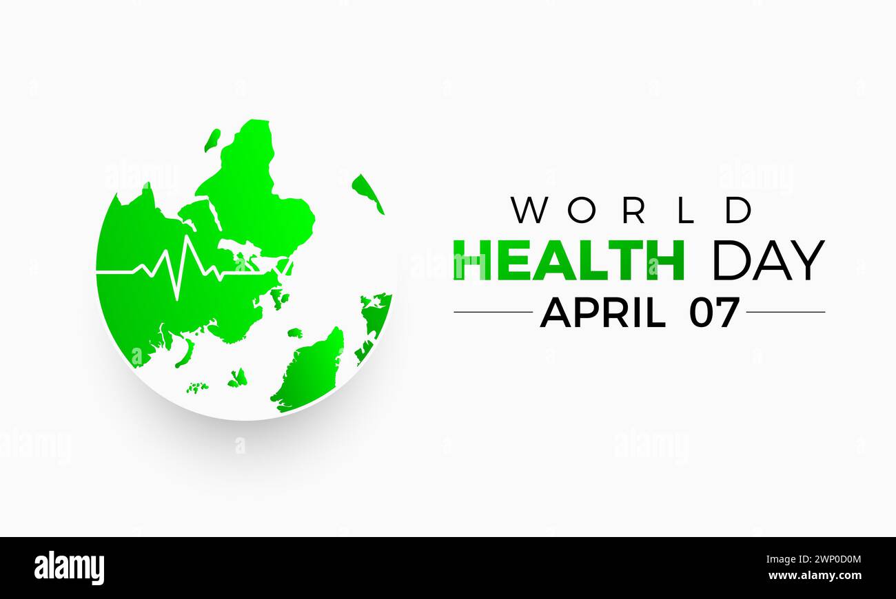 World Health Day Observed every year of April 7, Vector banner, flyer ...
