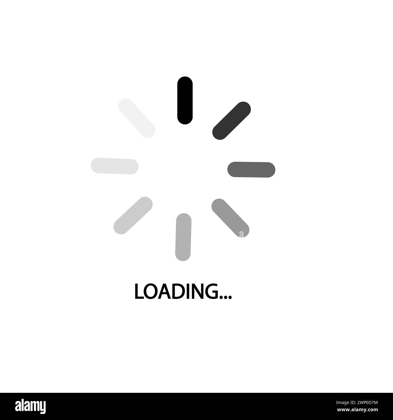 Loading circle icon background Cut Out Stock Images & Pictures - Alamy