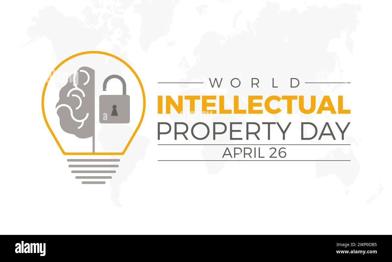 World Intellectual Property Day Observed every year of April 26, Vector ...