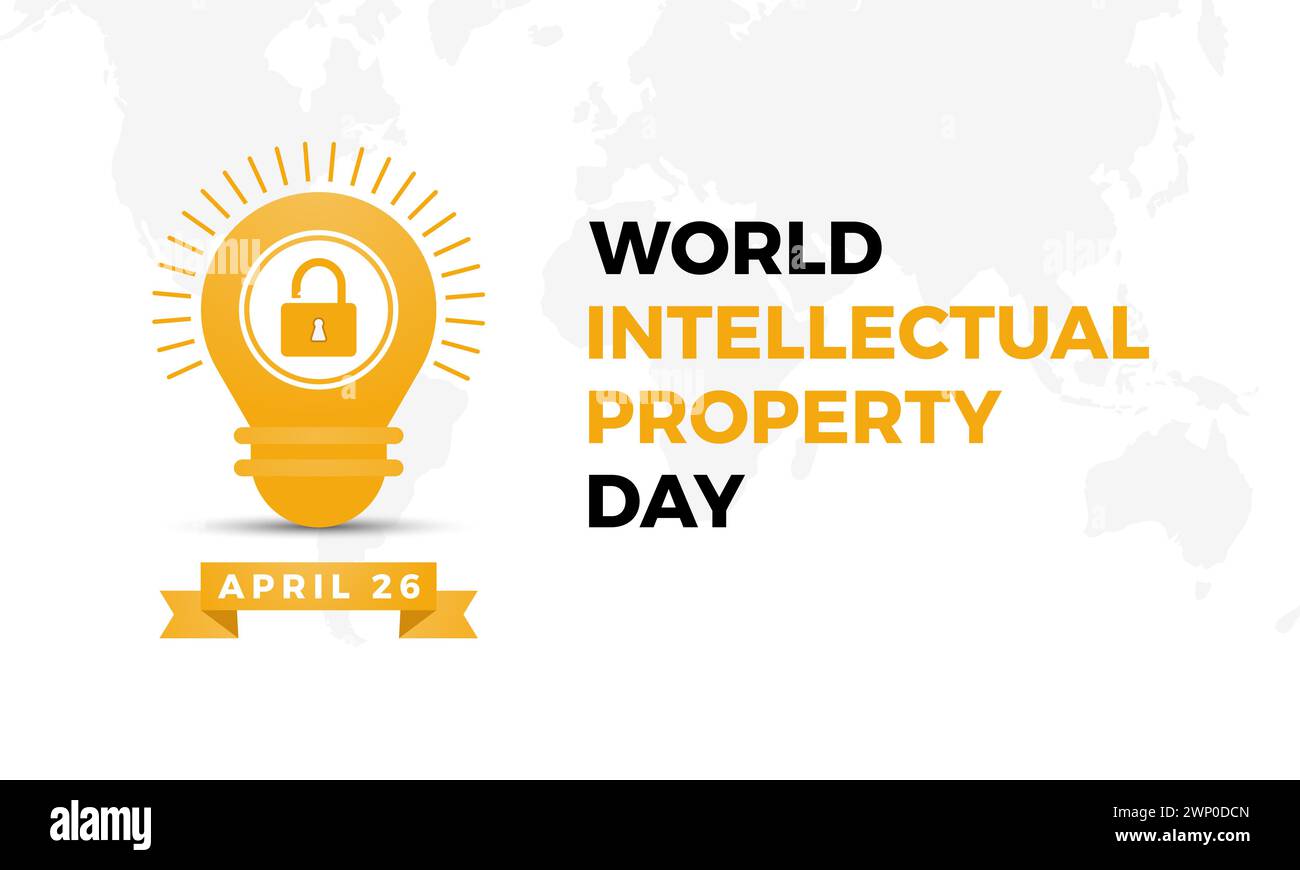 World Intellectual Property Day Observed every year of April 26, Vector ...