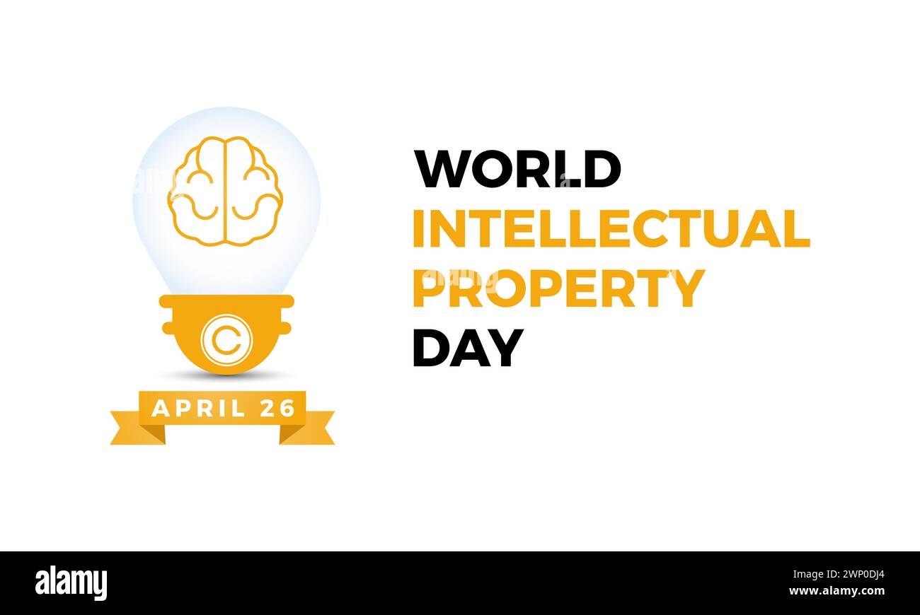 World Intellectual Property Day Observed every year of April 26, Vector ...
