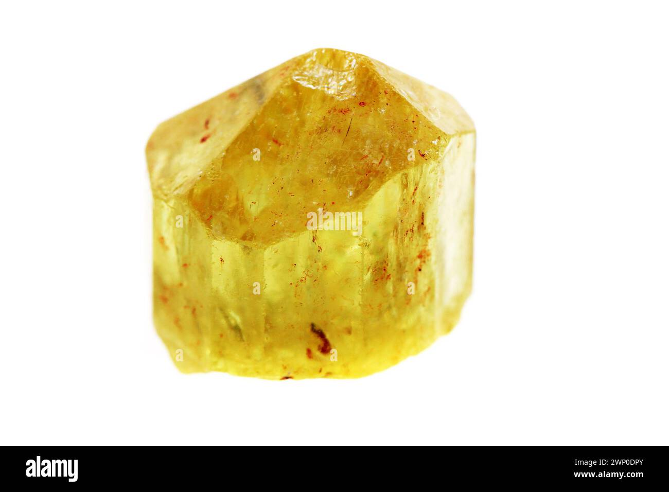 citrine mineral isolated on the white background Stock Photo - Alamy