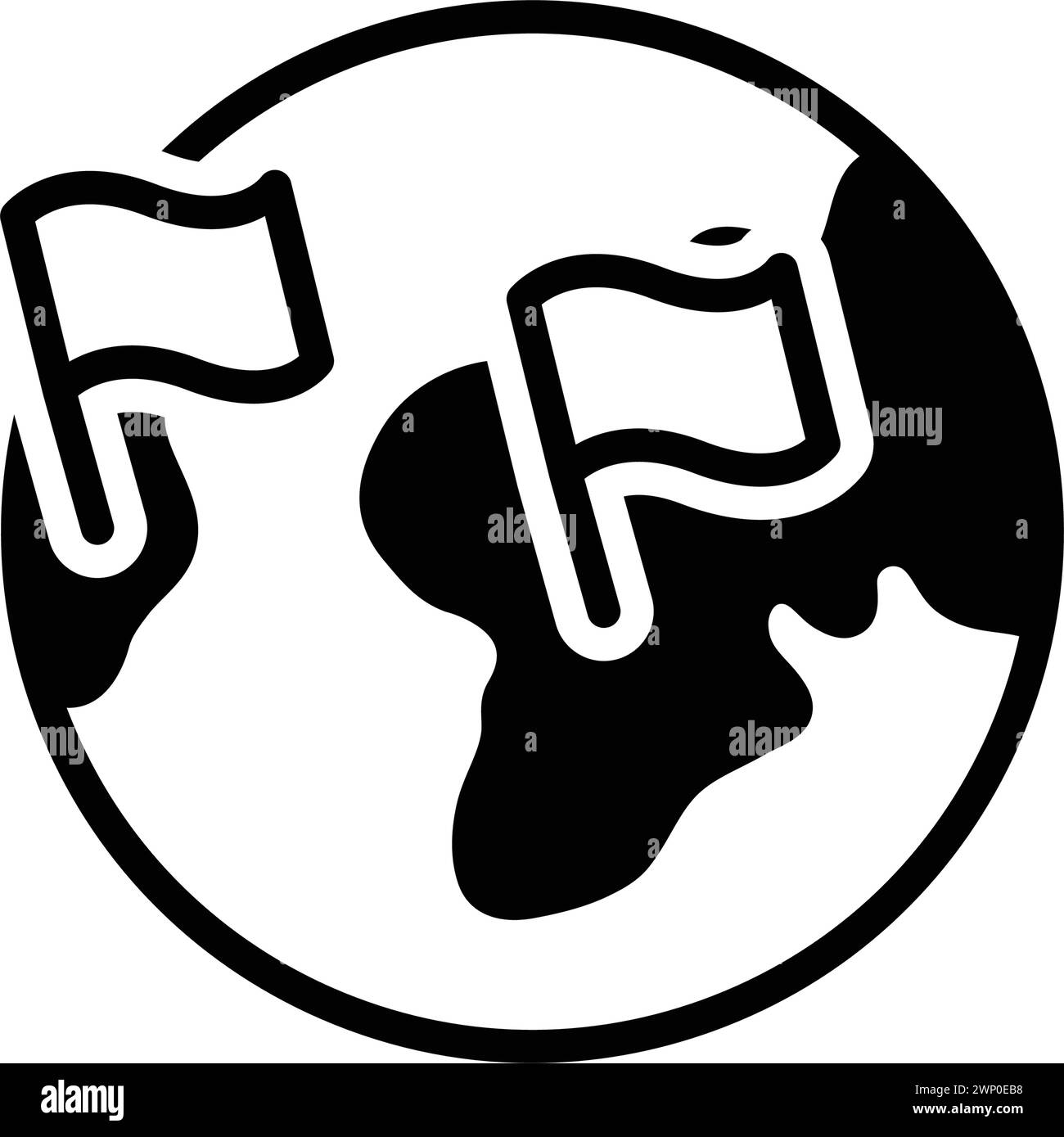 Country flag Black and White Stock Photos & Images - Alamy