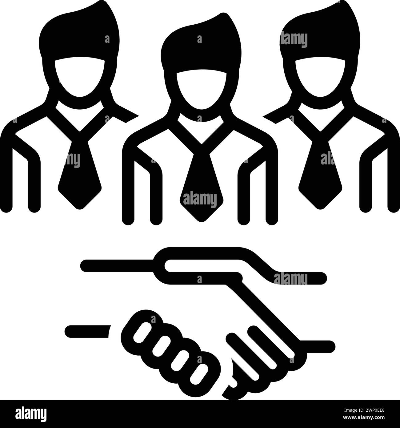 Diversification icon vector vectors Black and White Stock Photos ...