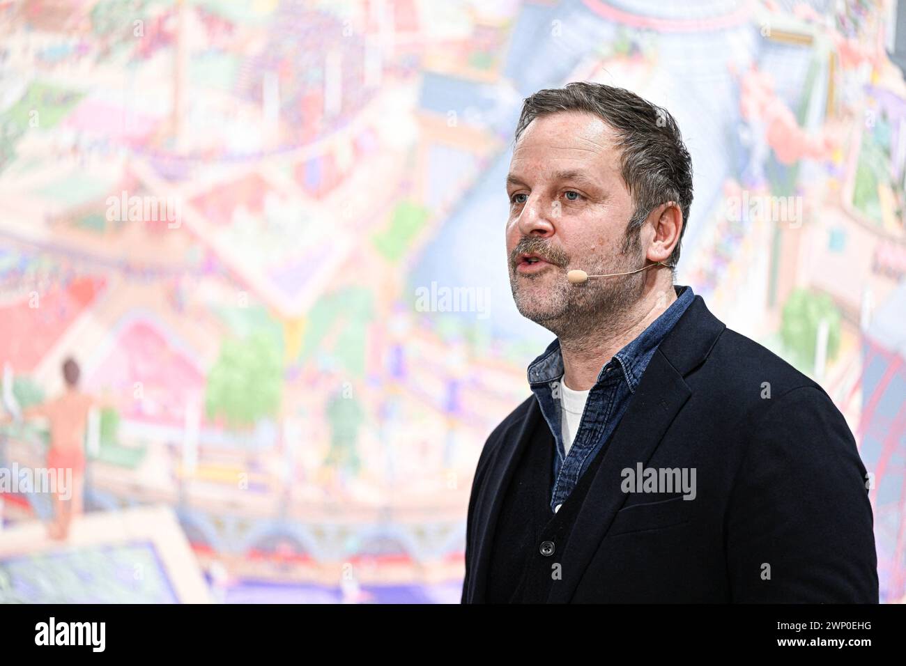 Paris, France. 04th Mar, 2024. Joachim Roncin at the unveiling of the ...