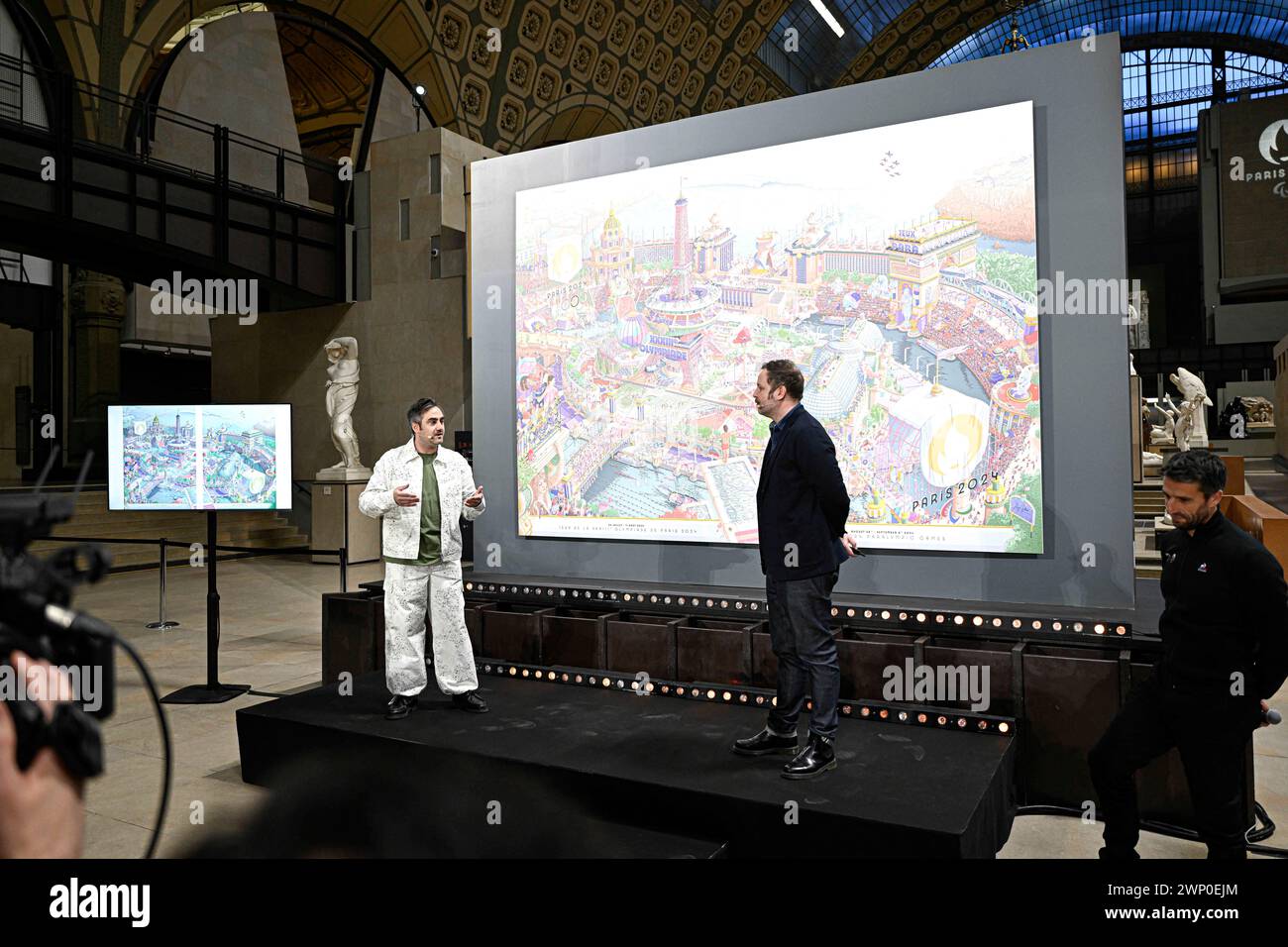 Paris, France. 04th Mar, 2024. Joachim Roncin at the unveiling of the ...
