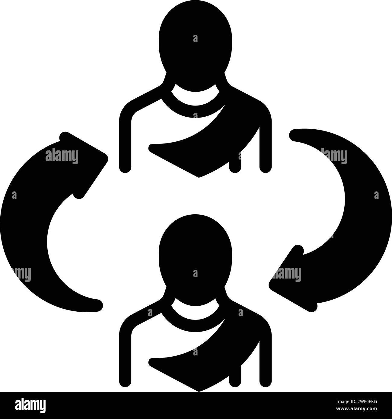 Sharing exchange Stock Vector Images - Alamy