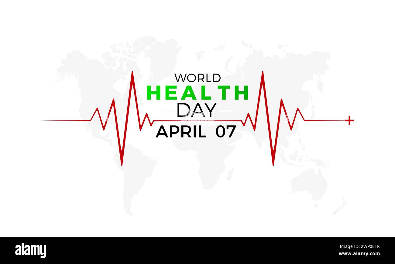 World Health Day Observed every year of April 7, Vector banner, flyer ...