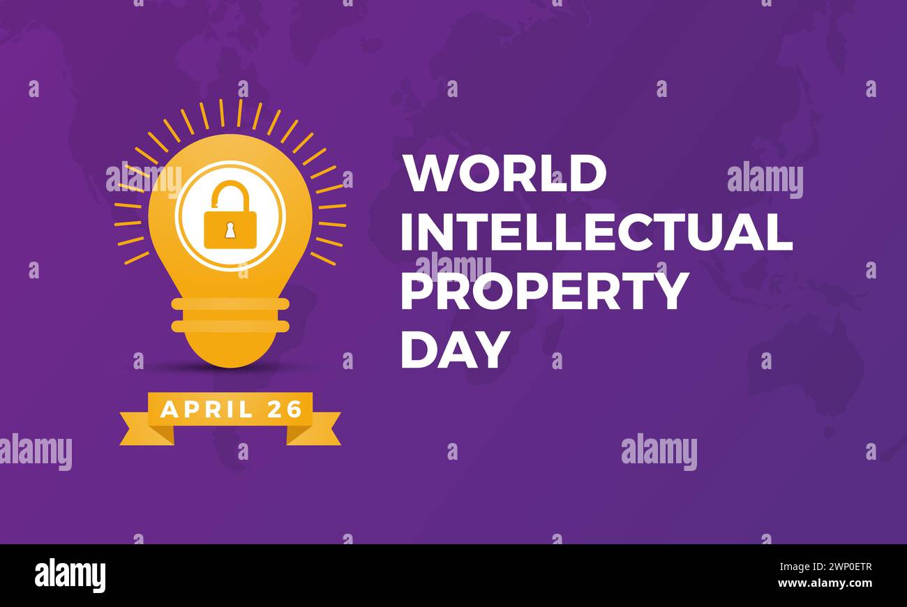 World Intellectual Property Day Observed every year of April 26, Vector ...