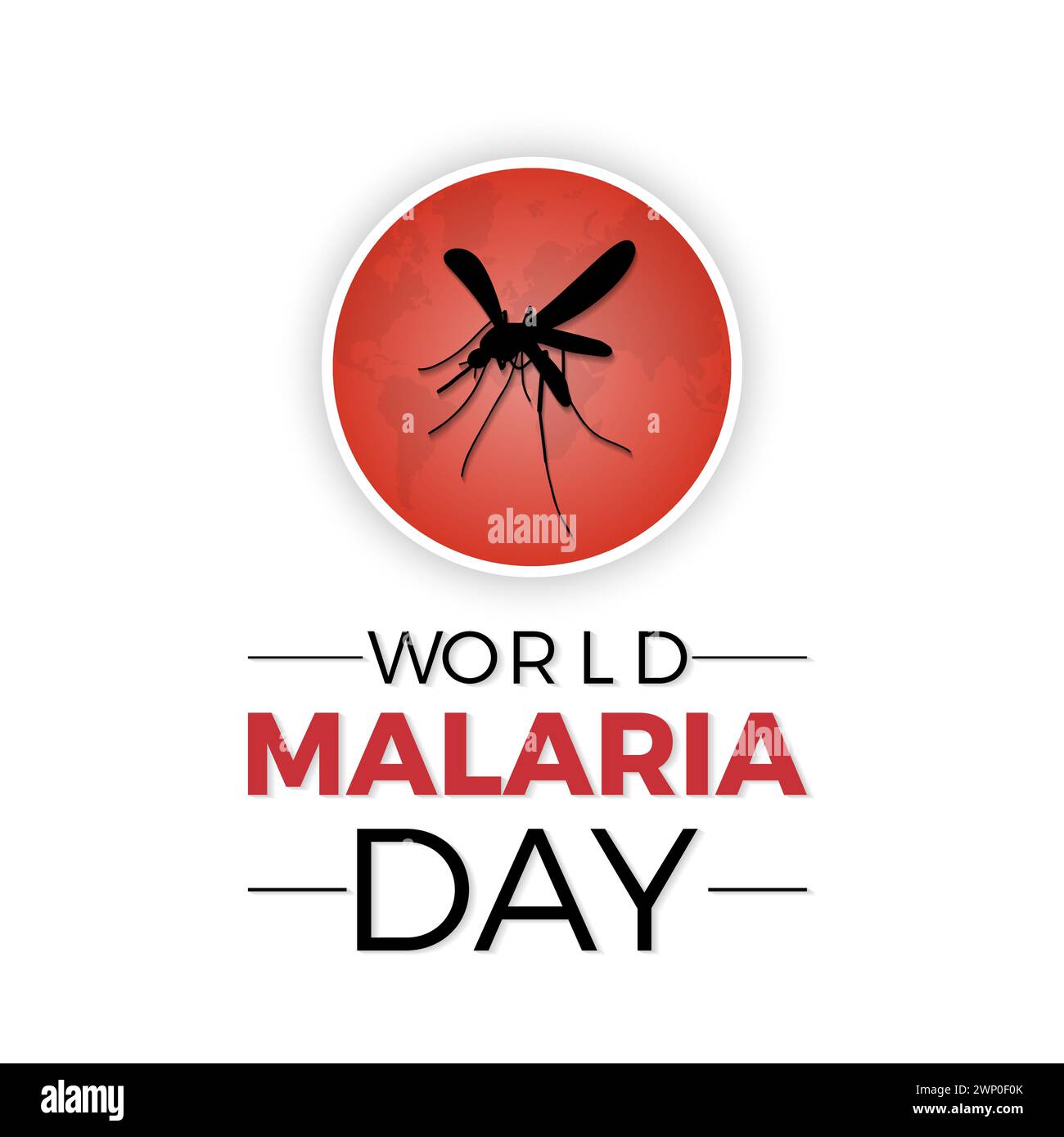World Malaria Day Observed every year of April 25, Vector banner, flyer ...