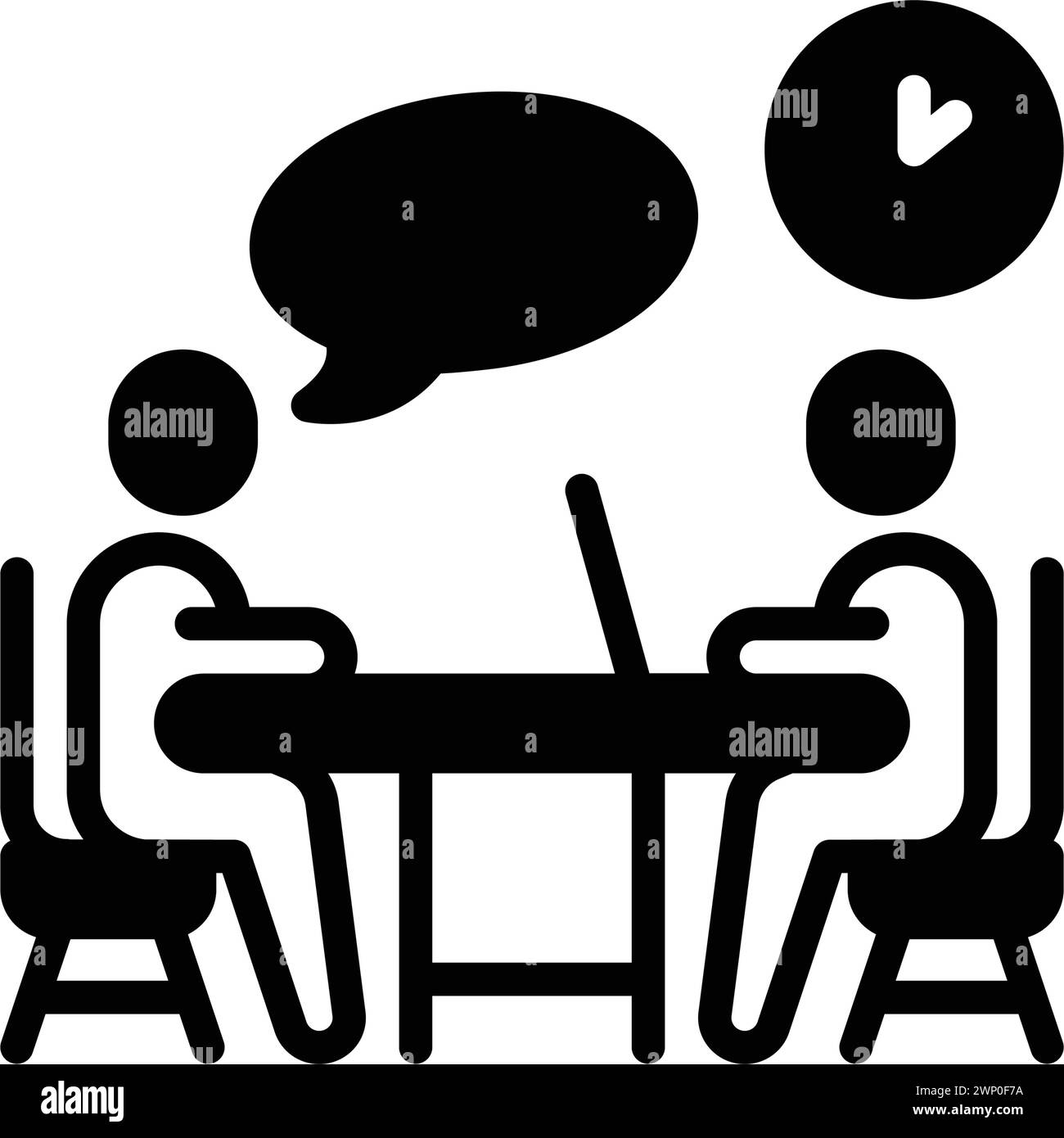 Icon for interview,job interview Stock Vector Image & Art - Alamy