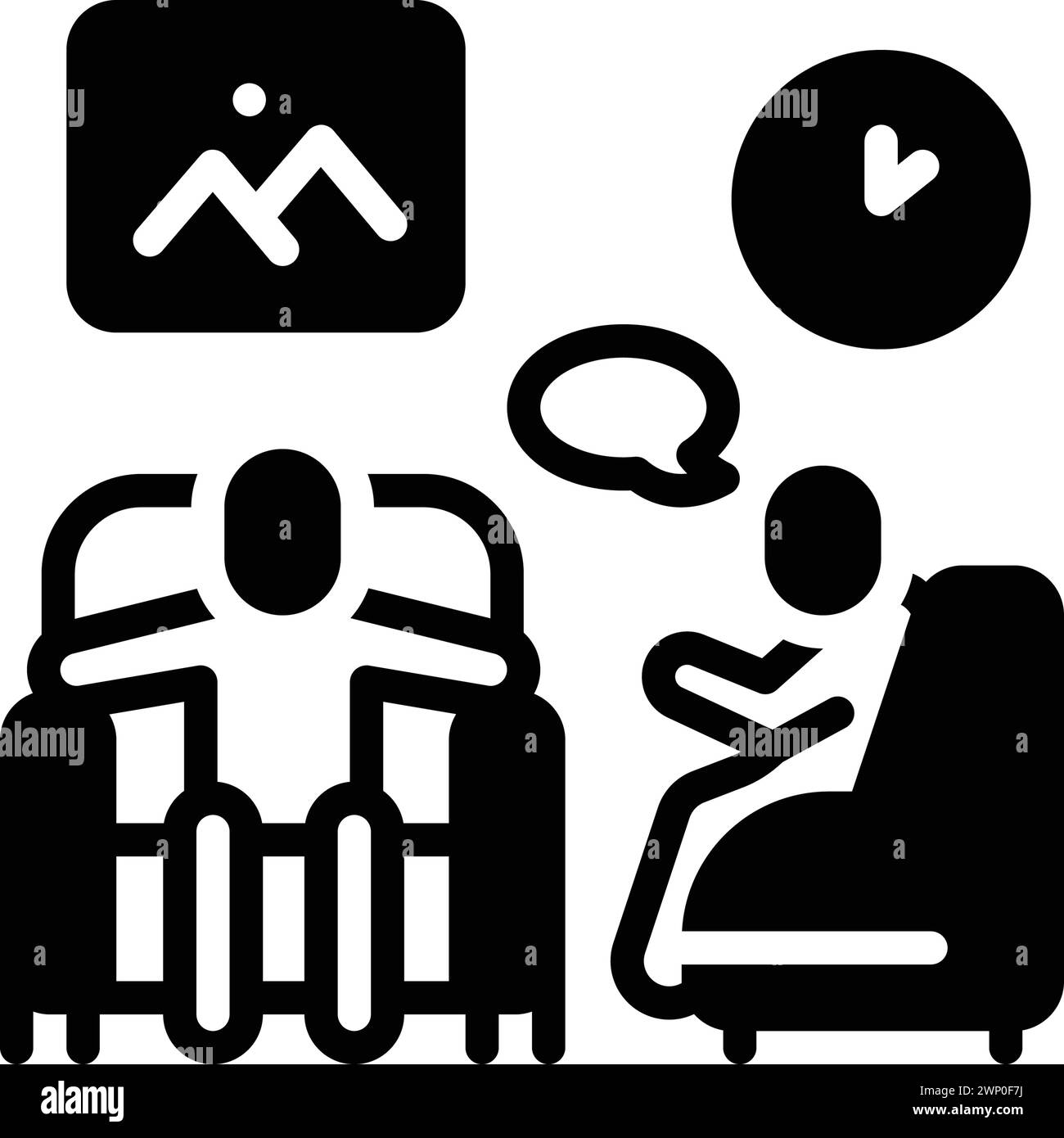 Icon for interview,client Stock Vector Image & Art - Alamy