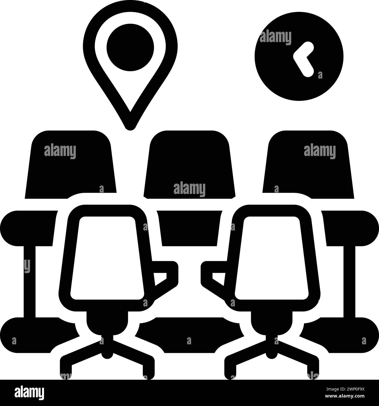 Icon for meeting location,meeting point Stock Vector Image & Art - Alamy