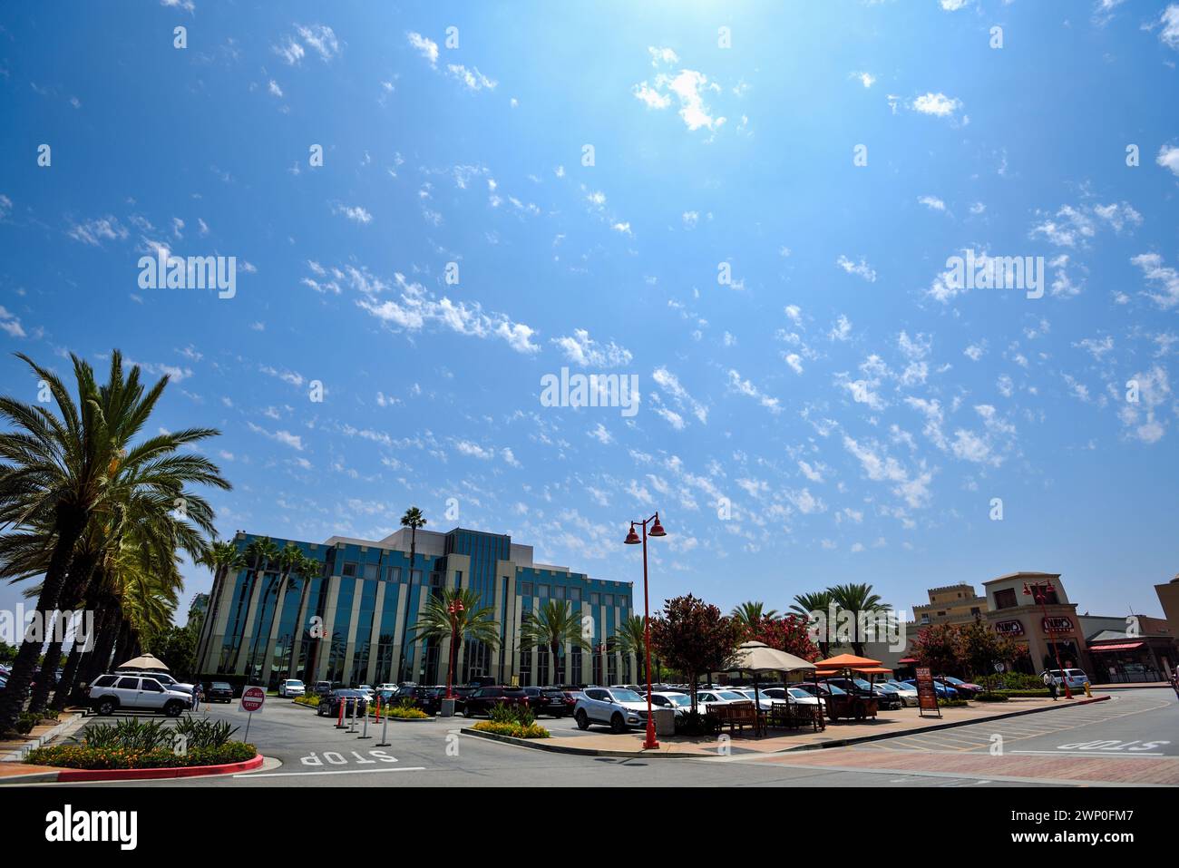 Buildings of Citadel Outlets on a Summer Day - Los Angeles, California ...