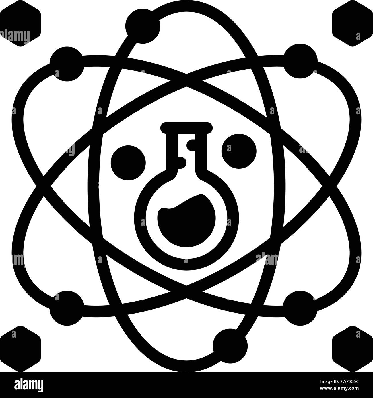 Icon for science,molecular Stock Vector Image & Art - Alamy