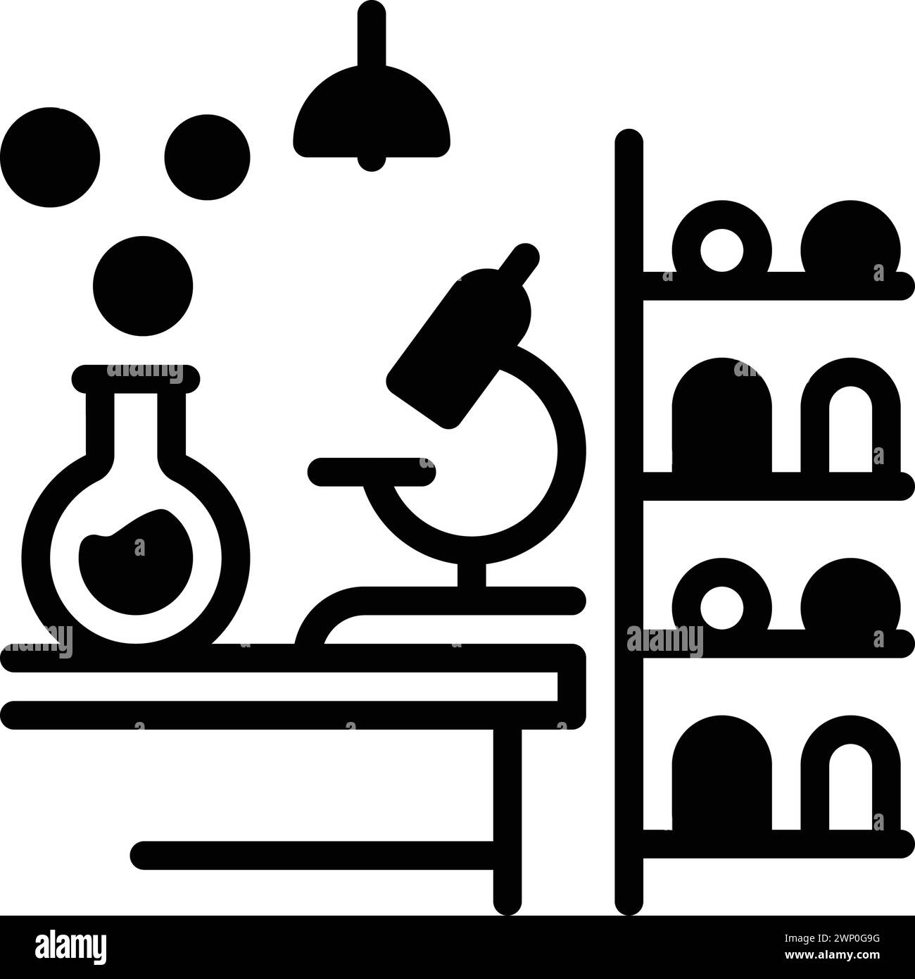 Icon for laboratory,microscope Stock Vector Image & Art - Alamy