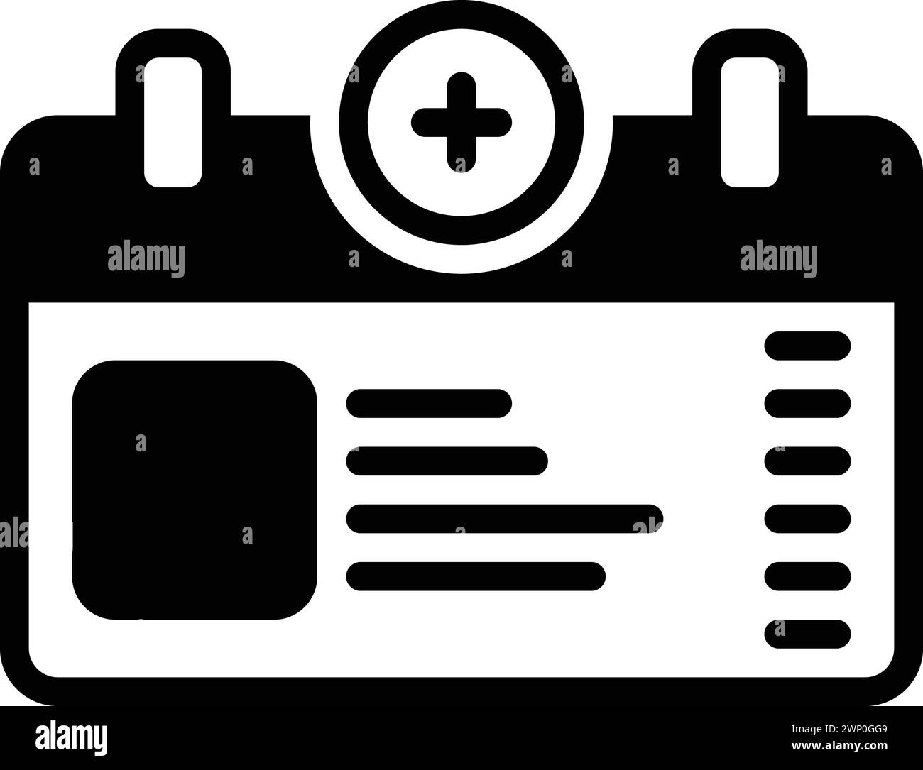 Icon for health card,insurance card Stock Vector Image & Art - Alamy