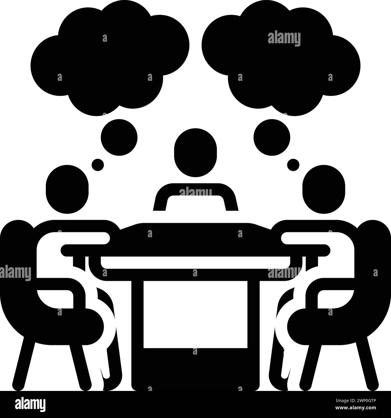 Icon for brain storm,deliberate Stock Vector Image & Art - Alamy