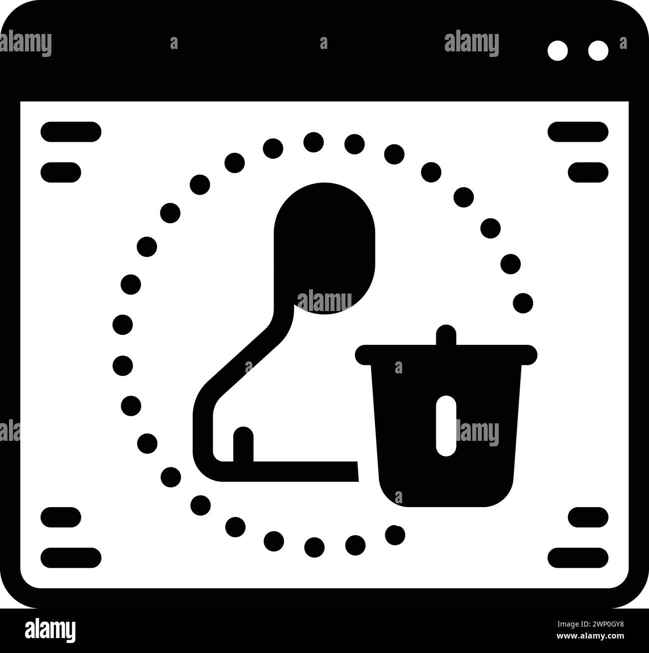 Delete account Stock Vector Images - Alamy