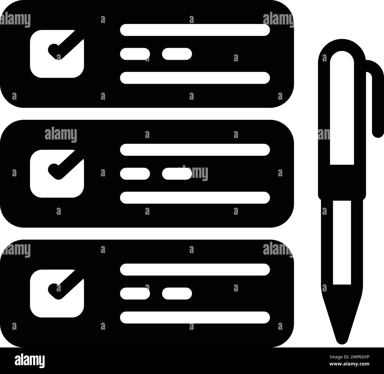 List of tasks Black and White Stock Photos & Images - Alamy