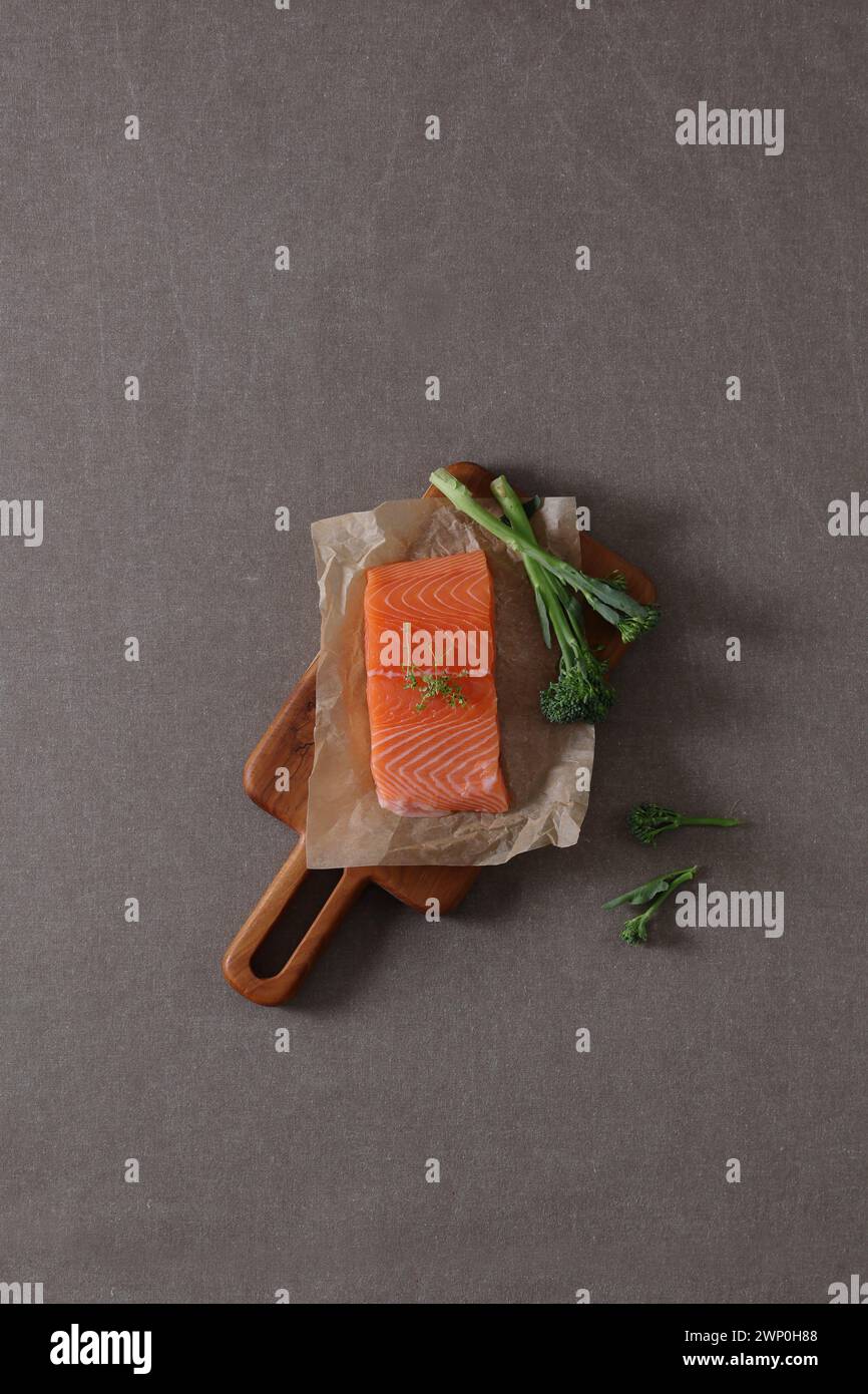 This is a delicious and healthy dish of salmon fillet. The salmon is ...