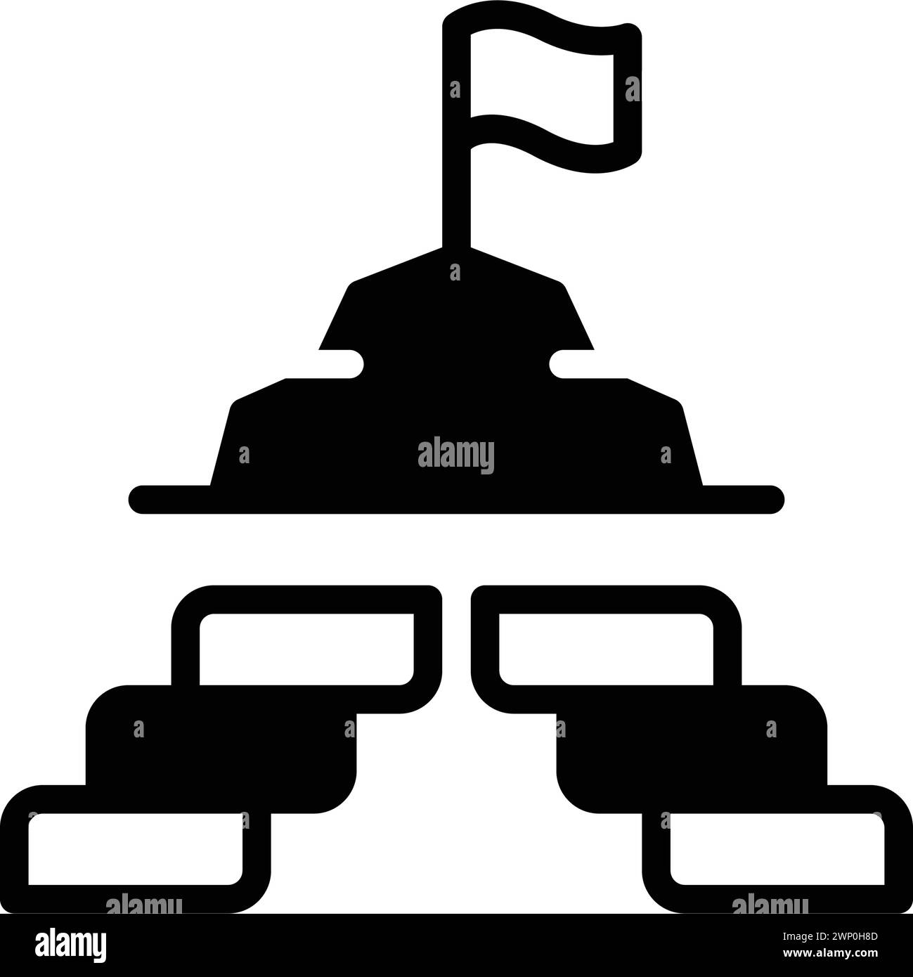 Icon for achieve,mountain Stock Vector Image & Art - Alamy