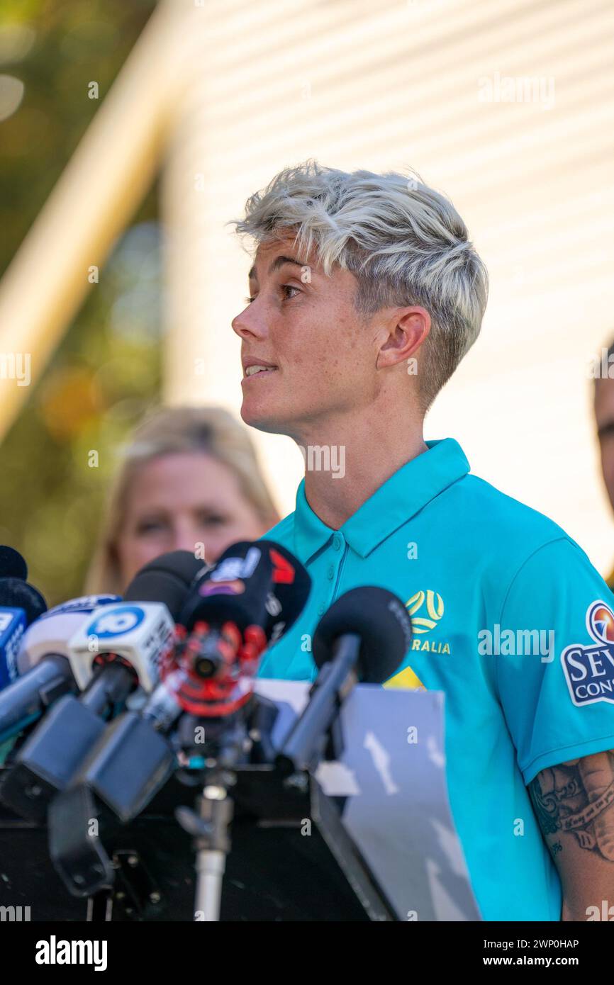 Adelaide, Australia, March 5th 2024: Michelle Heyman (Australia) during ...
