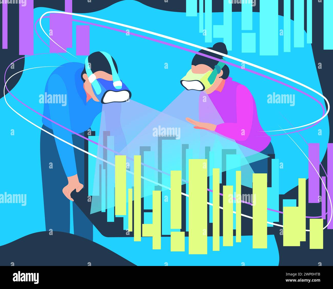 Building information modeling man Stock Vector Images - Alamy